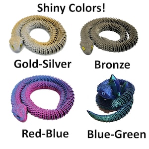 Articulated Bush Viper Toy - Dragon Snake - Etsy