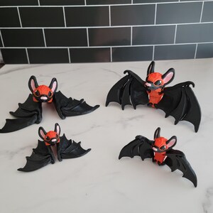 Adorable Flexi Bat - Cute Bat, Bat Toy, Halloween Bat, Bat Decoration ...