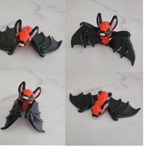 Adorable Flexi Bat - Cute Bat, Bat Toy, Halloween Bat, Bat Decoration ...