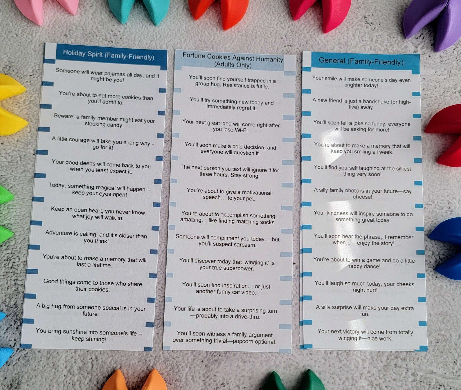 Plastic Fortune Cookies With Holiday Messages | Stocking Stuffers ...