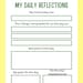 My Daily Reflection Kids Journal Entry Pages. - Etsy