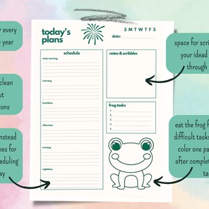Eat the Frog! Planner Printable - Print Out or Use on Tablet ...