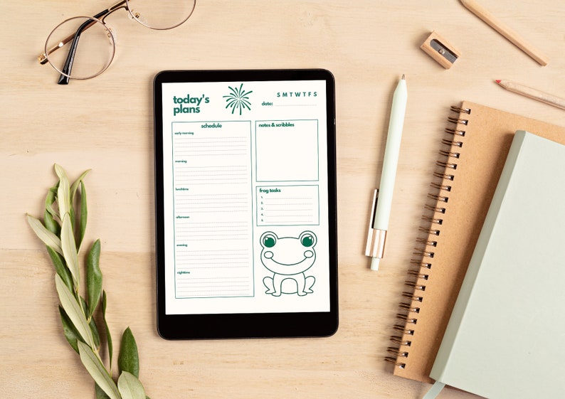 Eat the Frog! Planner Printable - Print Out or Use on Tablet ...