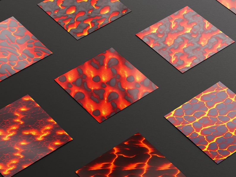 10 Lava Seamless Pattern, Lava Pattern, Red Lava, Fire,lava Digital ...