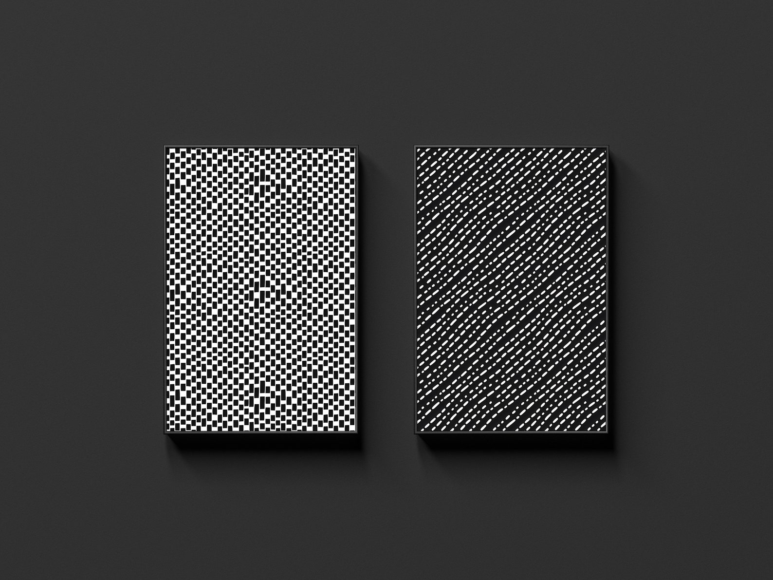 100 Vector Seamless Designs, SVG, BW, Asymmetric Patterns, Scrapbook ...