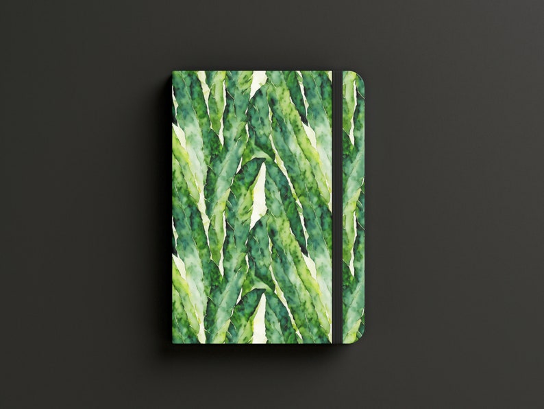 20 Watercolor Leaves Seamless Patterns, Painted Digital Green Papers ...