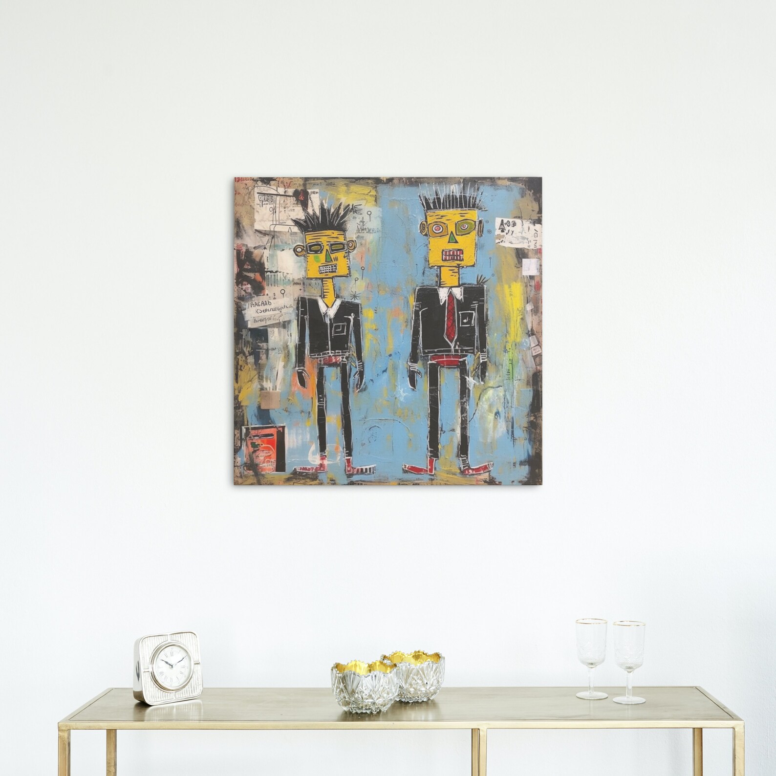 Brother - People Painting Street Painting Abstract Modern Painting ...