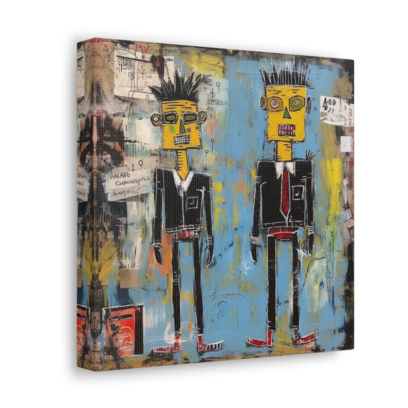 Brother - People Painting Street Painting Abstract Modern Painting ...