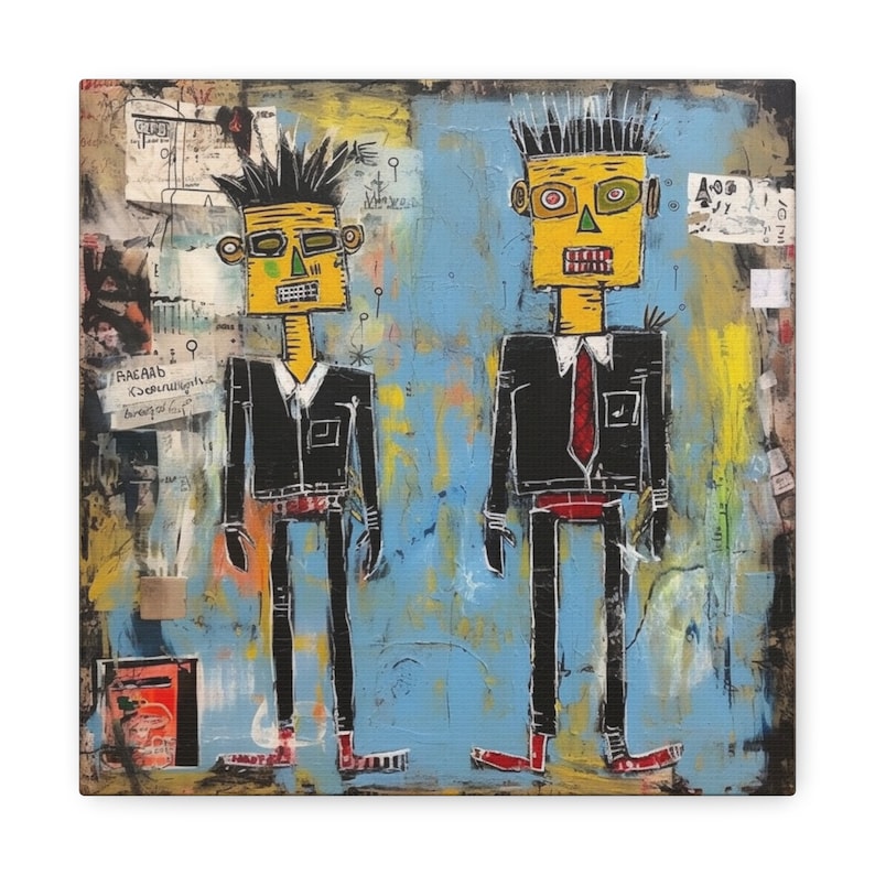 Brother - People Painting Street Painting Abstract Modern Painting ...