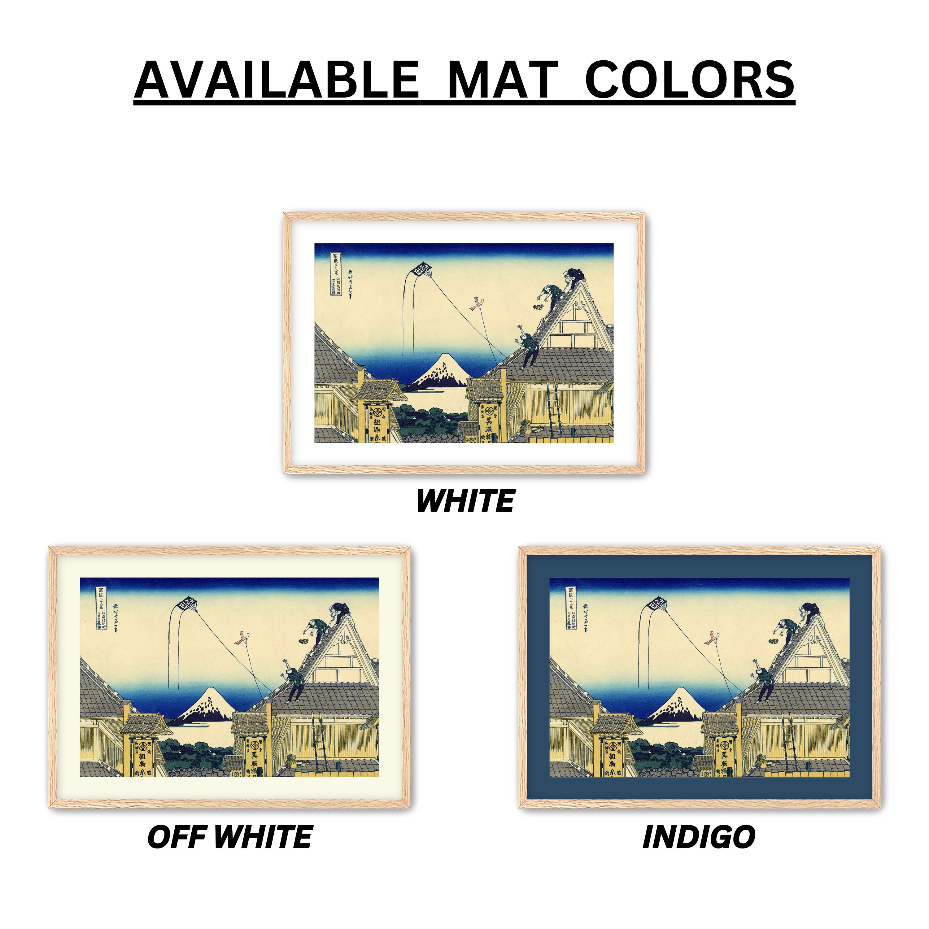 Ukiyo-e Hokusai Katsushika Art Reproduction Hokusai Print Famous Art ...