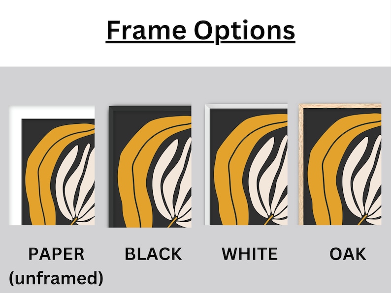 Contemporary Flower Art Set [POSTER] - Modern Contemporary Art ...