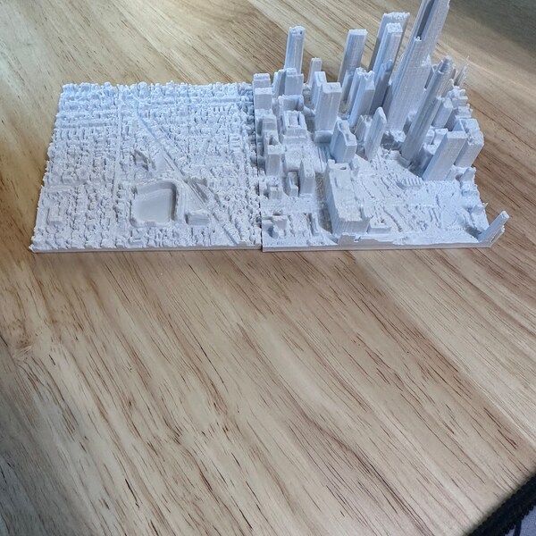 Chicago Map 3d Print - Etsy