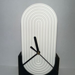 3D Printed Minimalist Quartz Clock, Retro, Mid Century Modern - Etsy