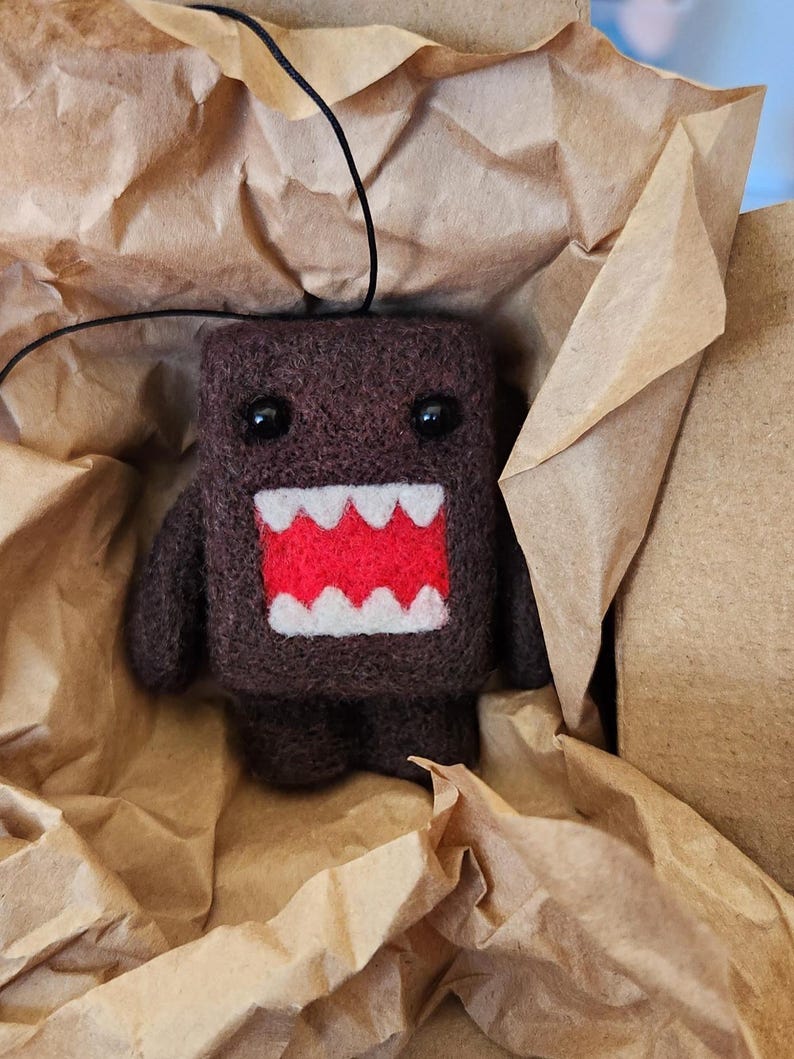 Whimsical Domo-kun Woolly Wonder Little Toy Gift for Him - Etsy