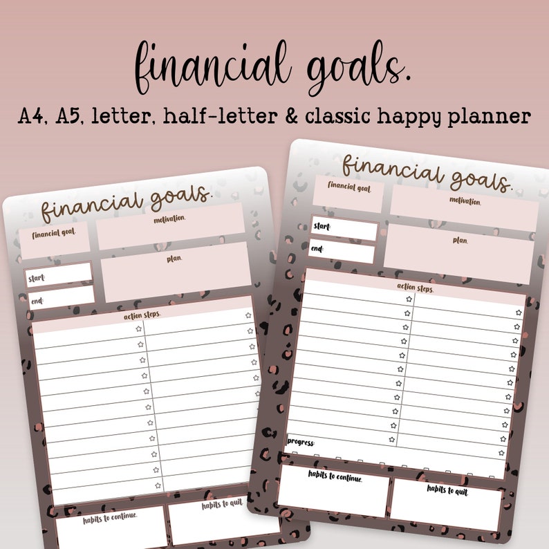 Ultimate Budget / Financial Digital Planner Template Bundle - Etsy