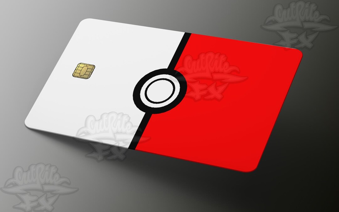 Pokémon Small Chip Credit Card Skin Debit Card Covering - Etsy