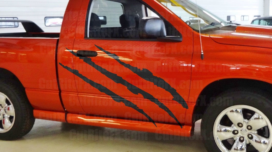 Truck Shred & Tear Vinyl Graphic Decal for Your Vehicle - Etsy