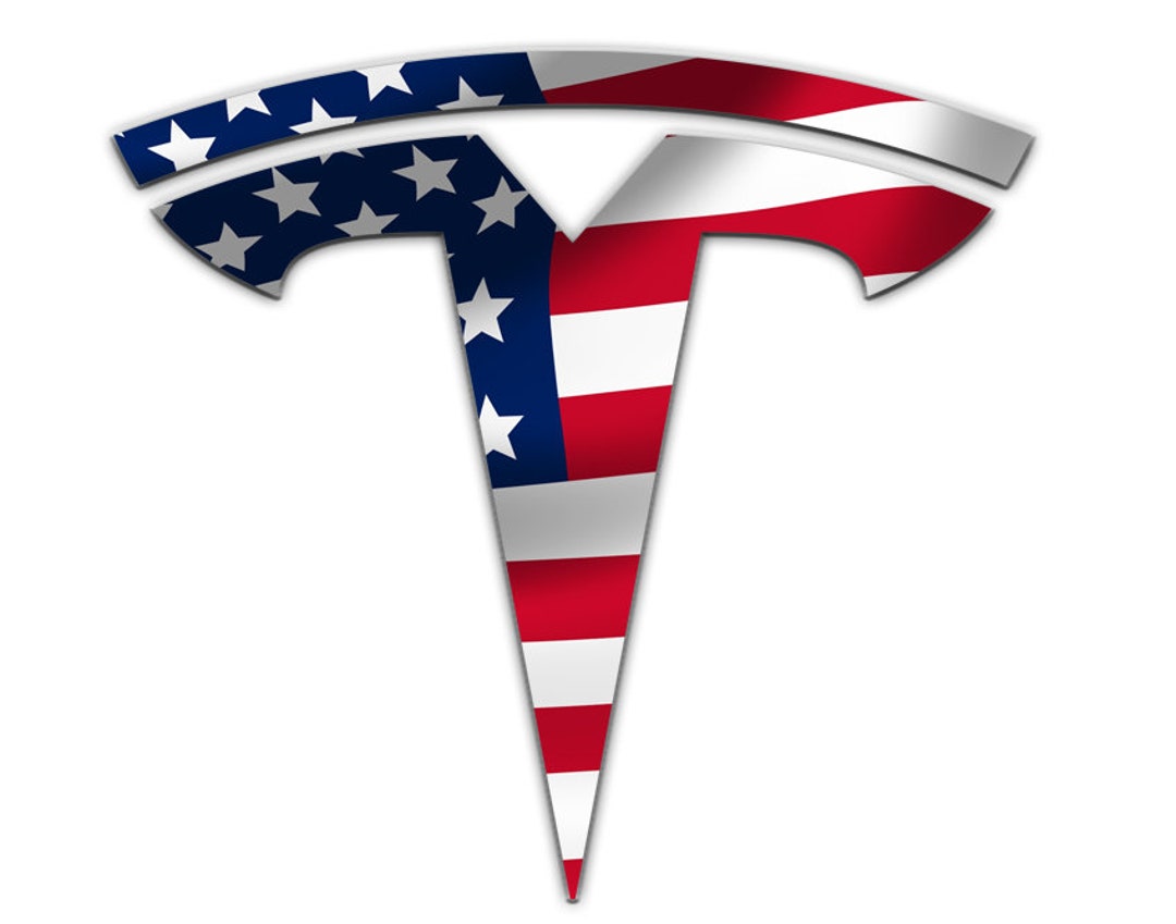 Tesla Emblem Decal for Model 3 2 Decals - Etsy