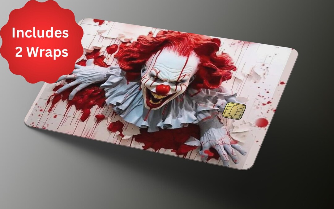 Pennywise Credit Card Skin, Debit Card Covering 2 Skins - Etsy