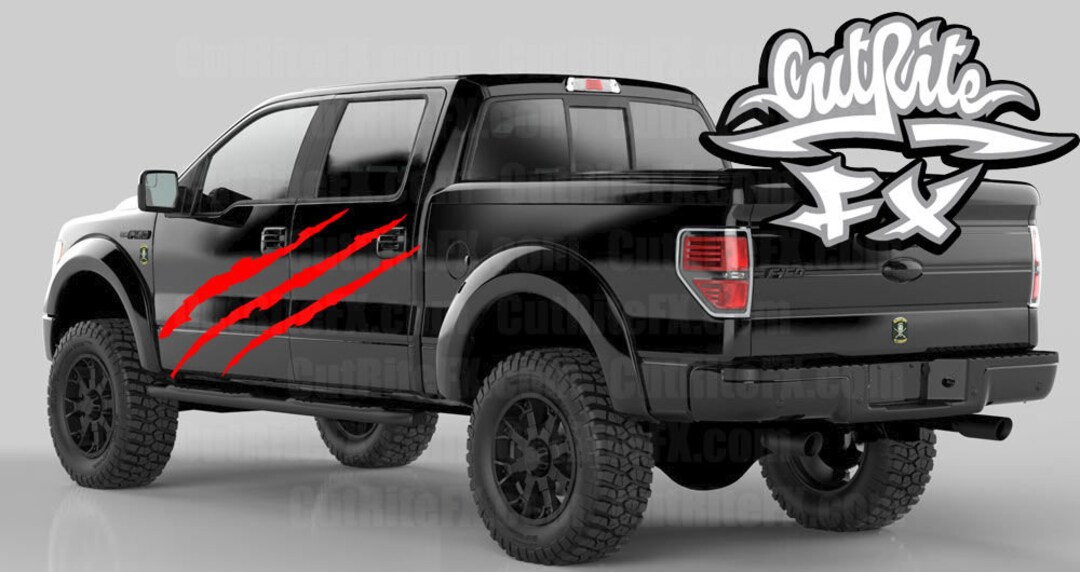 Truck Shred & Tear Vinyl Graphic Decal for Your Vehicle - Etsy