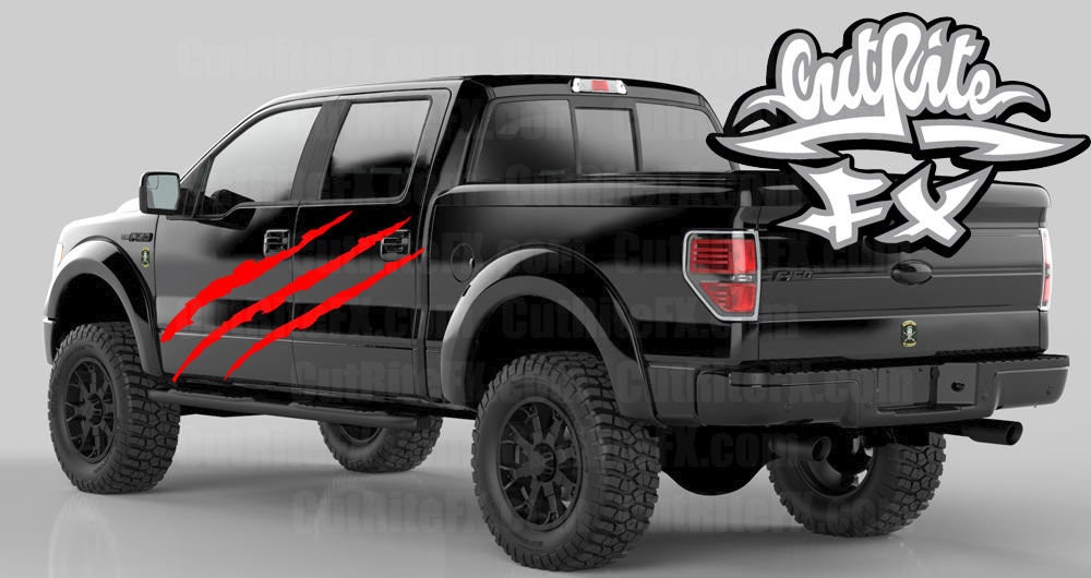 Truck Shred & Tear Vinyl Graphic Decal for Your Vehicle - Etsy