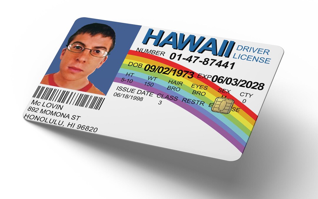 Mclovin Credit Card Skin, Debit Card Covering 2 Skins - Etsy