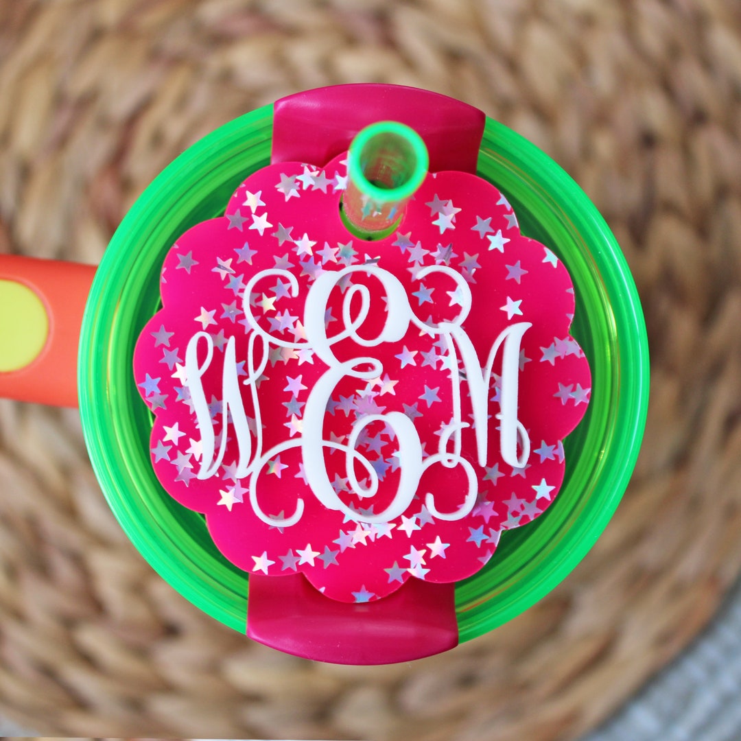 Monogram Stanley Name Plate, Monogram Stanley Topper, Neon Stanley ...