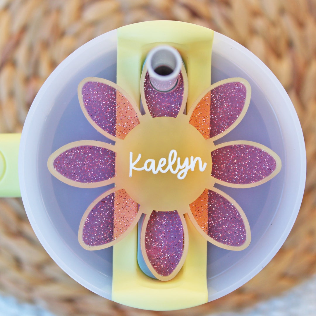 Personalized Stanley Name Plate, Monogram Stanley Topper, Stanley Name ...