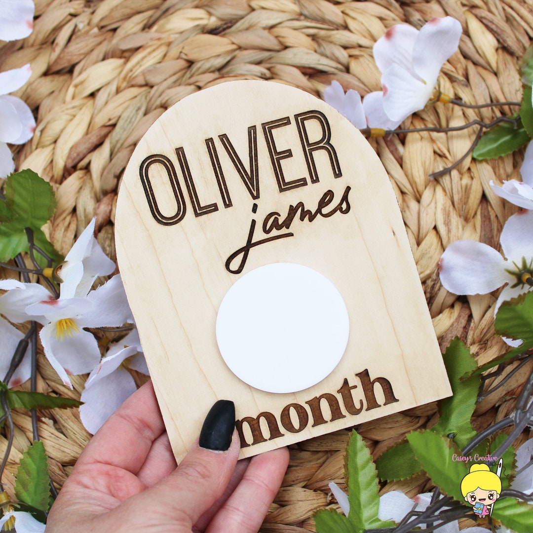 Wooden Arch Milestone Cards | Arch | Erasable Reusable Milestone Cards ...