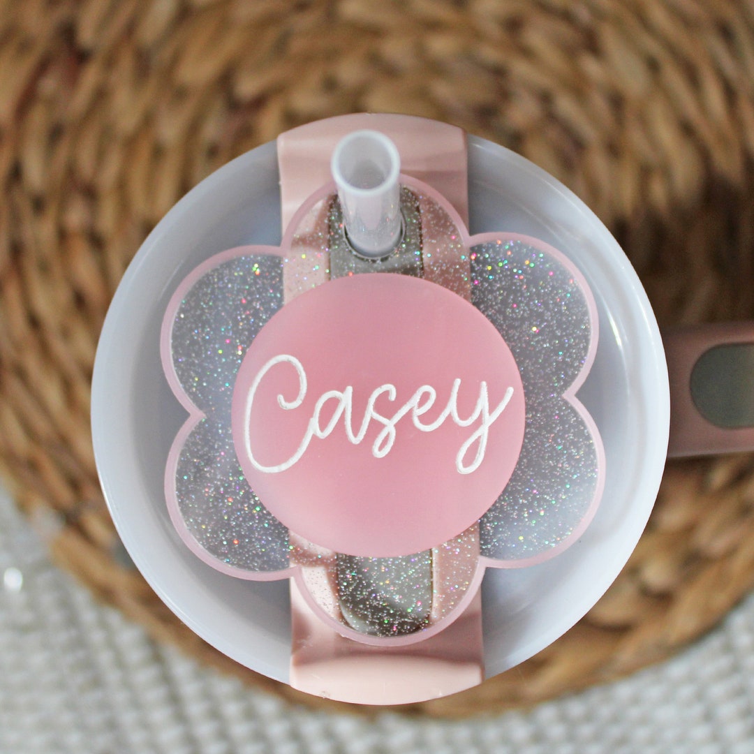 Personalized Stanley Name Plate, Monogram Stanley Topper, Stanley Name ...