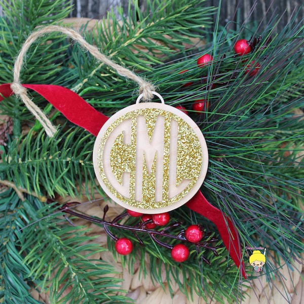 Monogram Ornament - Etsy