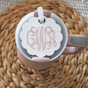 Monogram Stanley Name Plate, Monogram Stanley Topper, Tumbler Topper ...