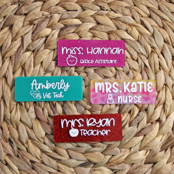 Nurse Name Tag - Etsy