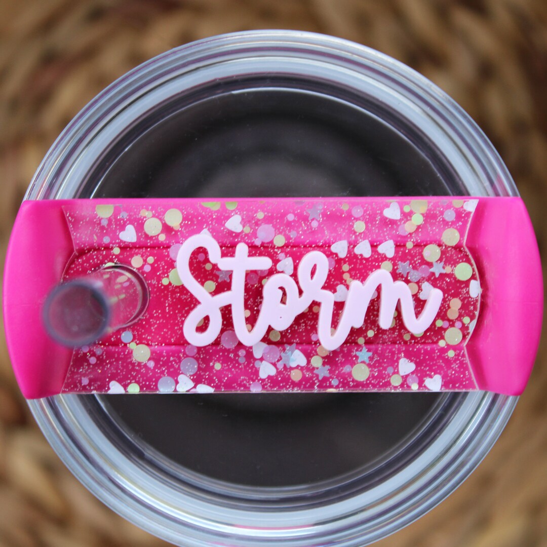Stanley Name Plate, Personalized Stanley Topper, Tumbler Name Plate ...