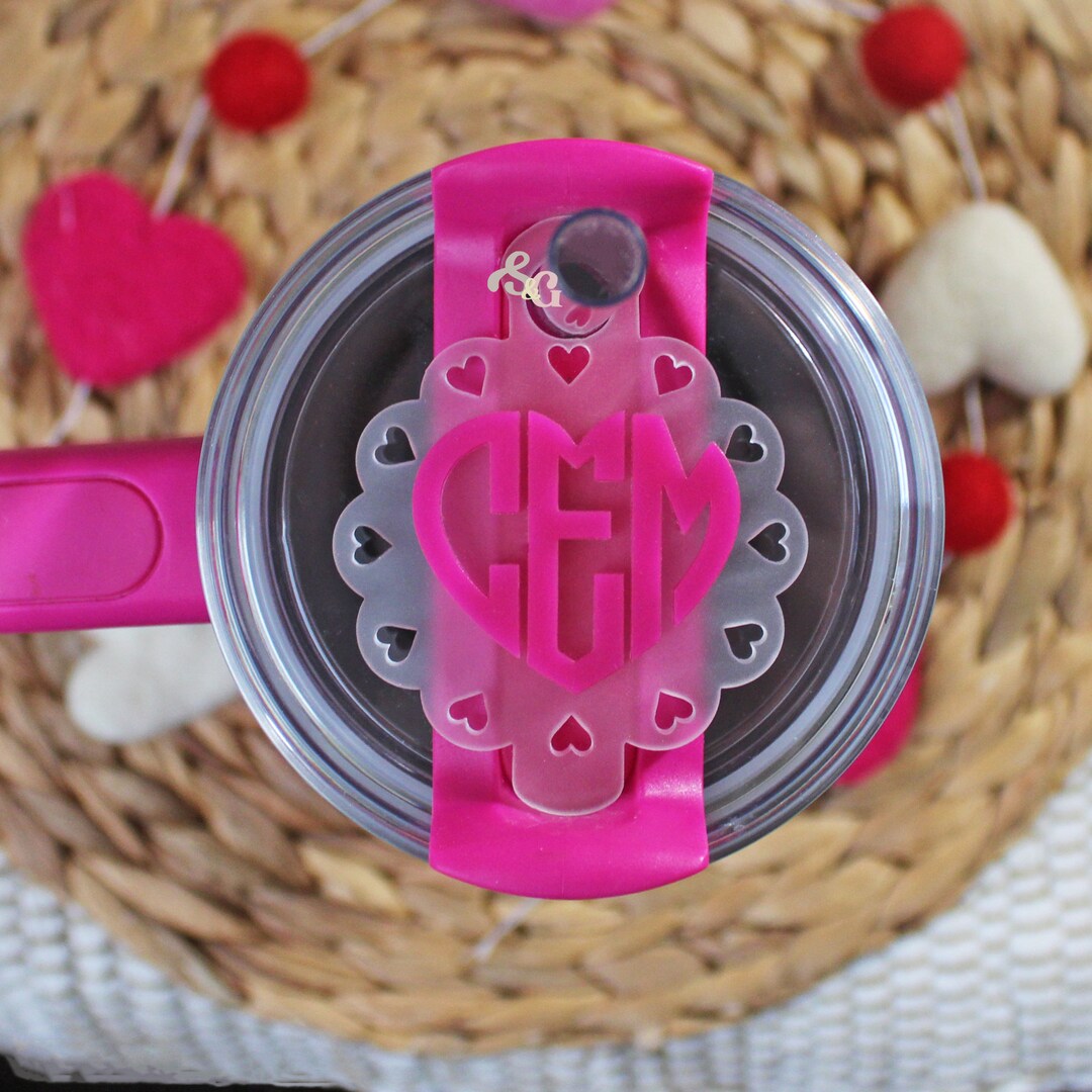 Monogram Stanley Name Plate, Monogram Stanley Topper - Etsy