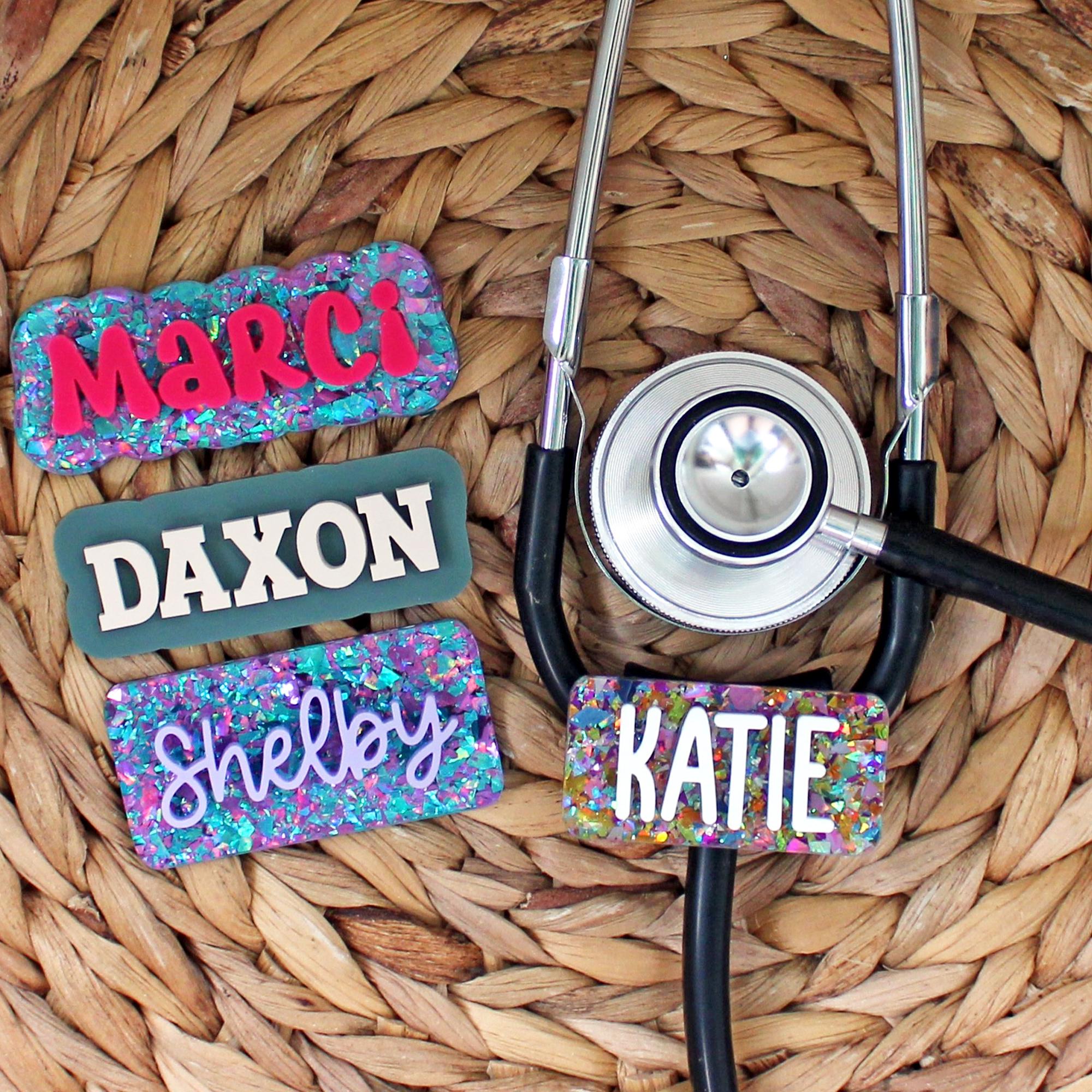 Custom Stethoscopes Name Tag, Personalize Durable Tubing Tags for ...