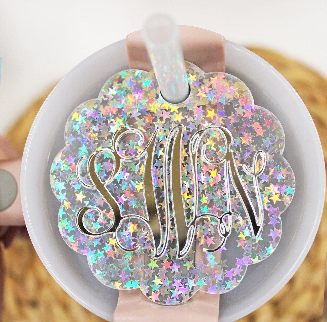 Monogram Stanley Name Plate, Monogram Stanley Topper, Tumbler Topper ...