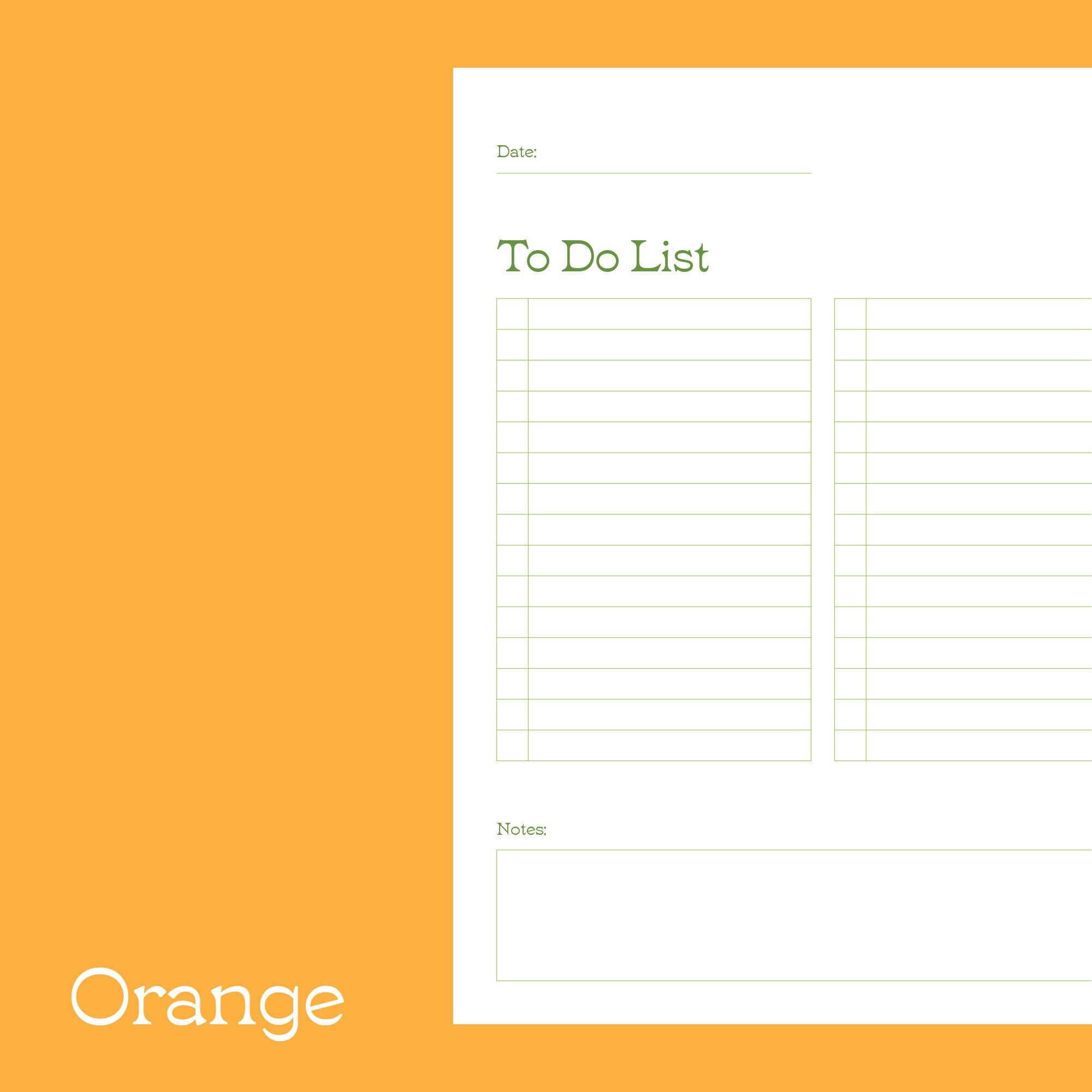 Minimalist & Colorful Downloadable Daily to Do Lists - Etsy