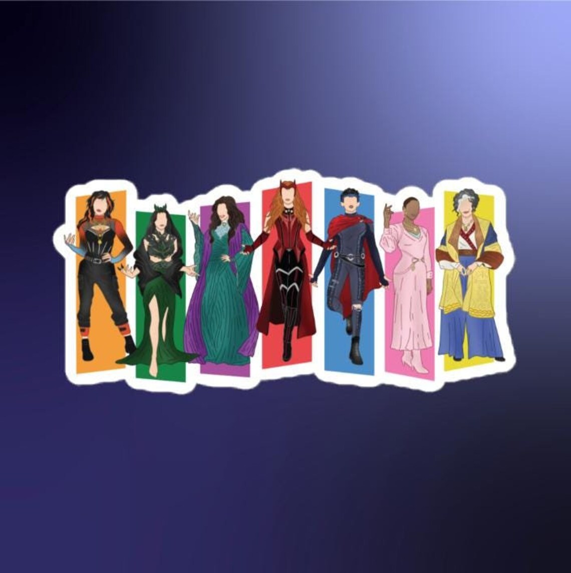 Agatha All Along Coven Sticker - Witches of Westview - Scarlet Witch ...