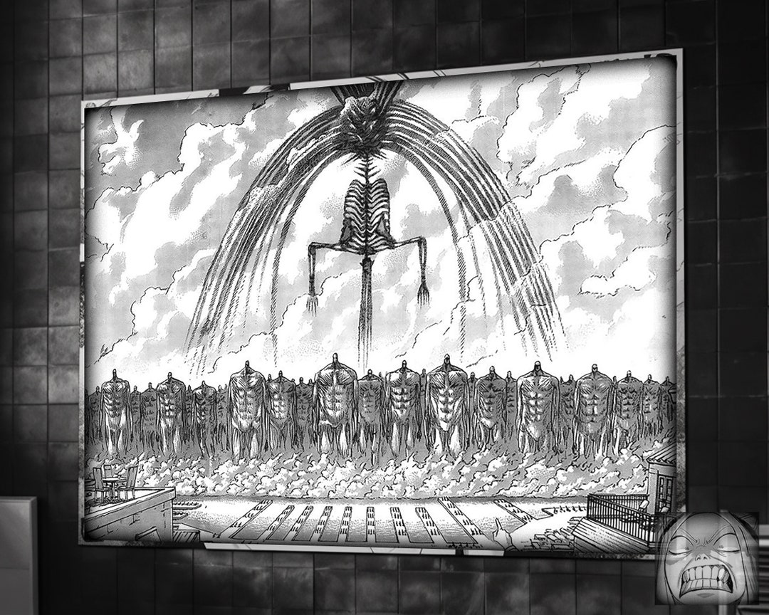 The Rumbling Manga Panel Posters - Etsy