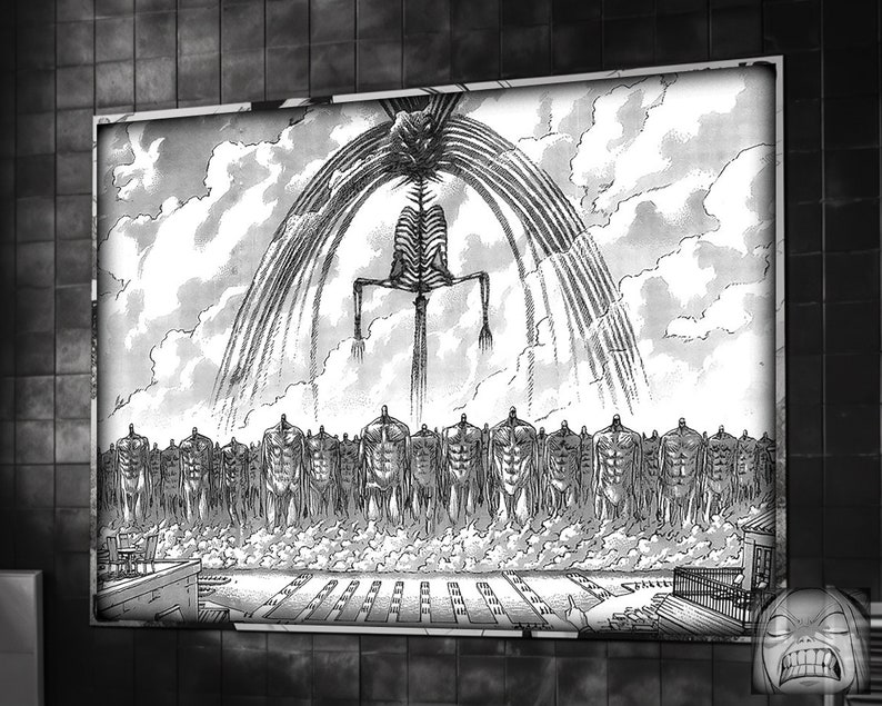 The Rumbling Manga Panel Posters - Etsy