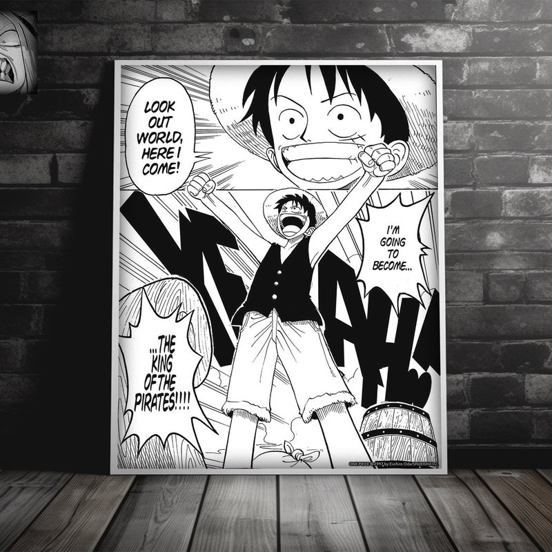 One Piece Manga Panel - Etsy