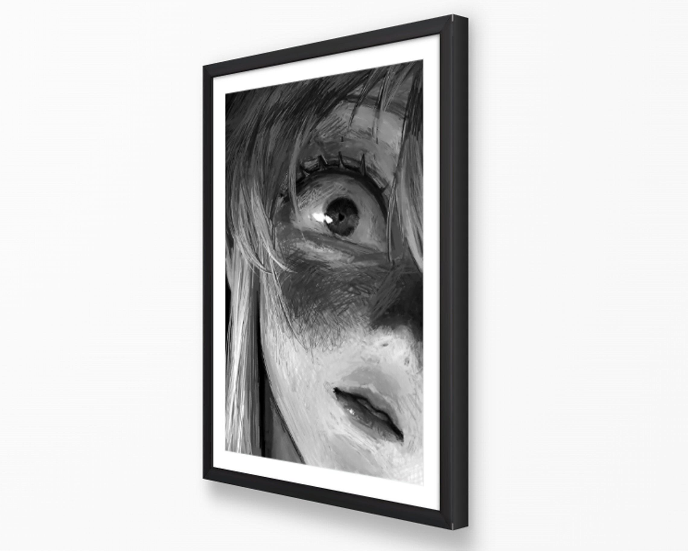 Scary Manga Stare Manga Panel Posters - Etsy Canada