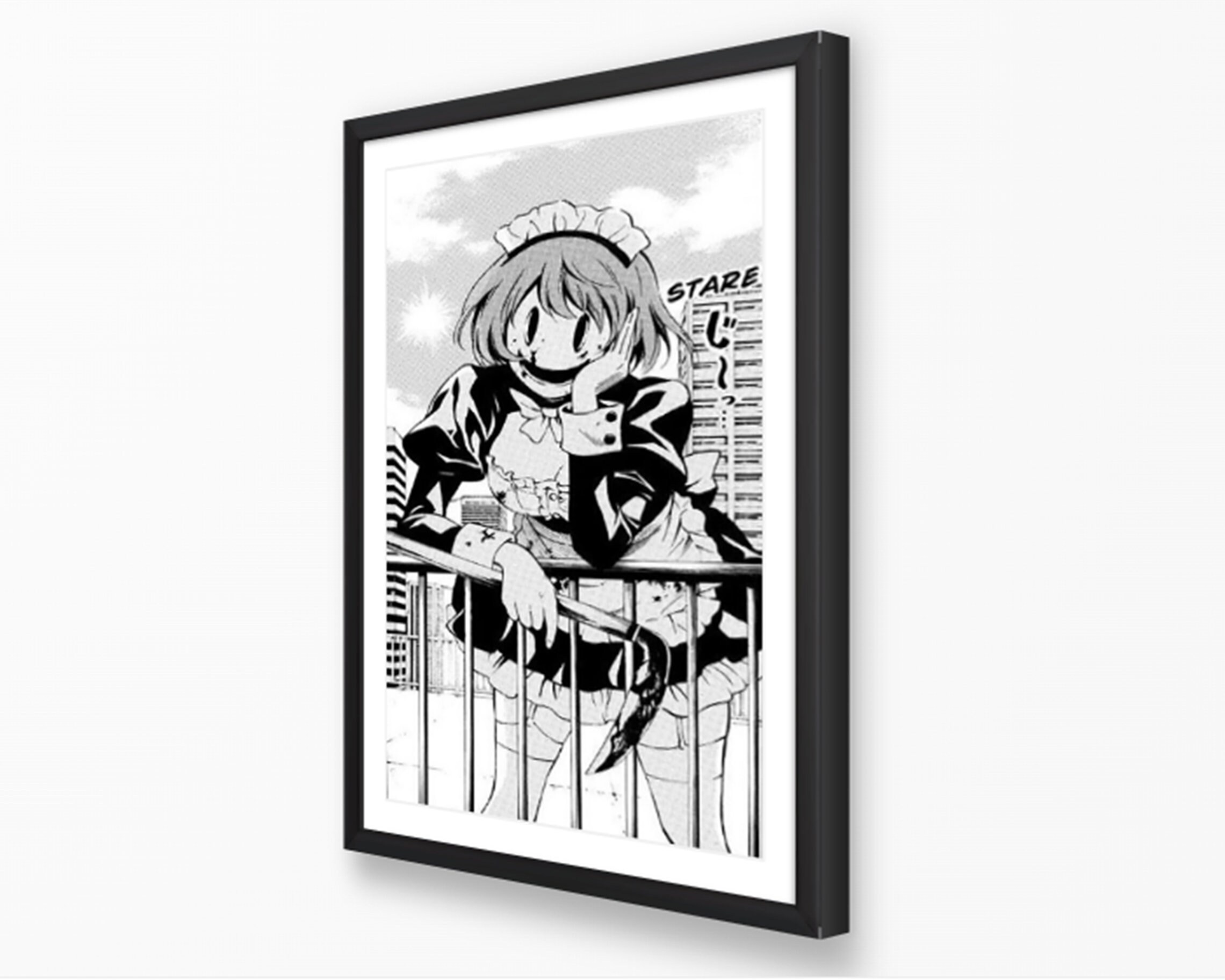 Killer Stare. Manga Panel Posters - Etsy