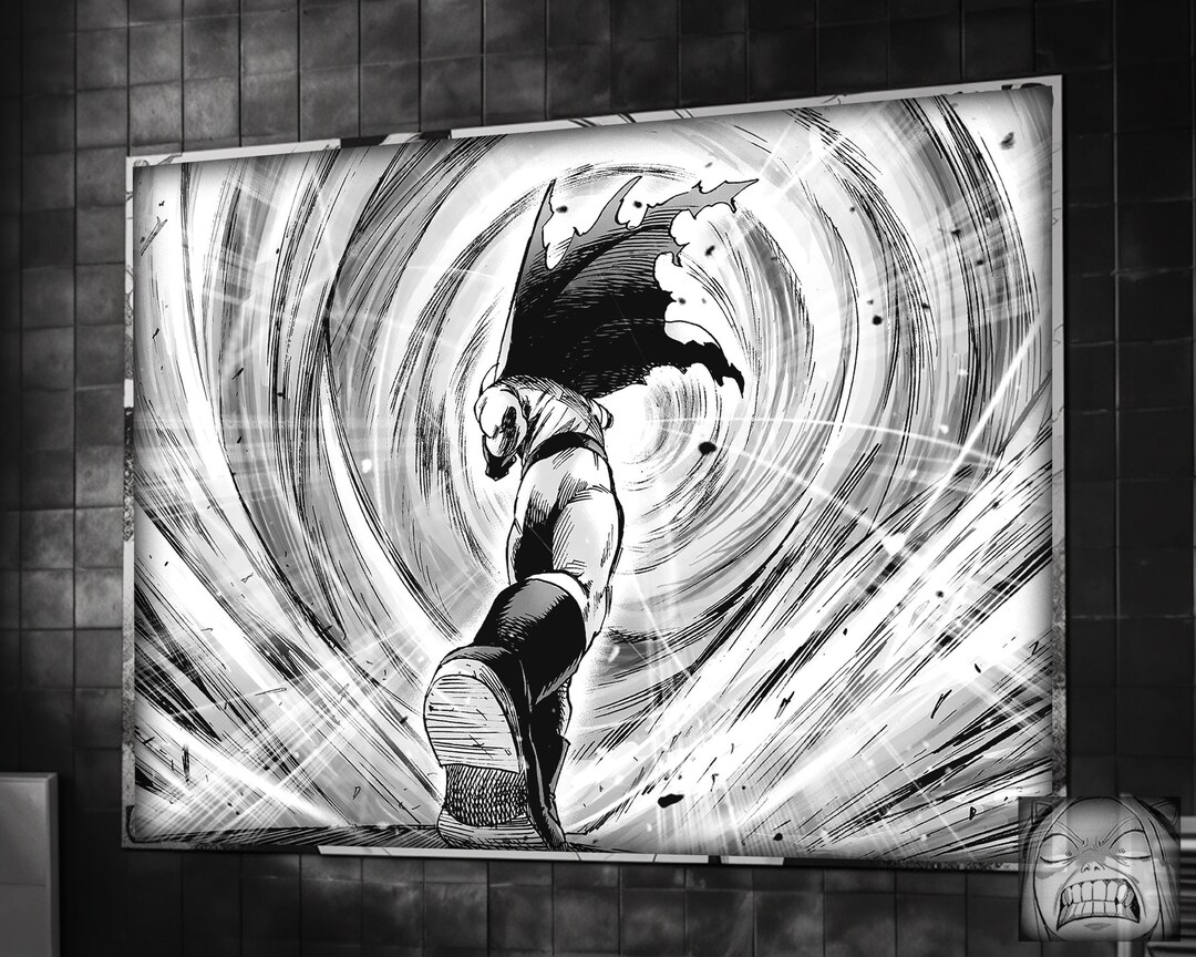 Super Serious Punch - Manga Panel Posters - Etsy
