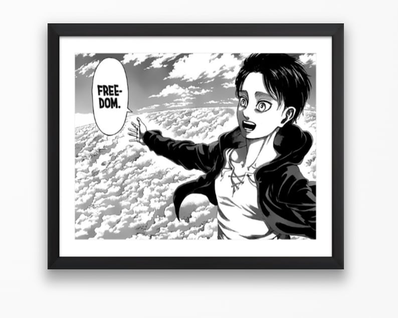 Freedom! - Manga Panel Posters - Etsy