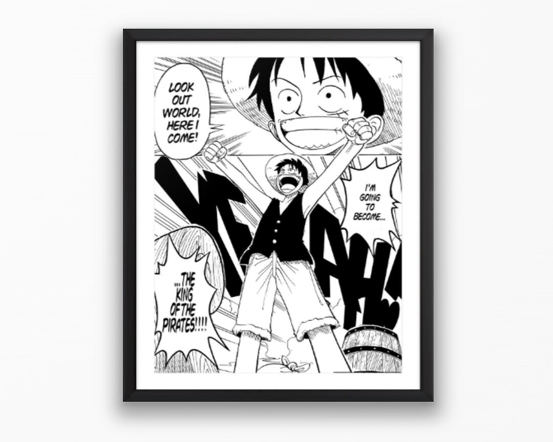 King of the Pirates Manga Panel Posters - Etsy