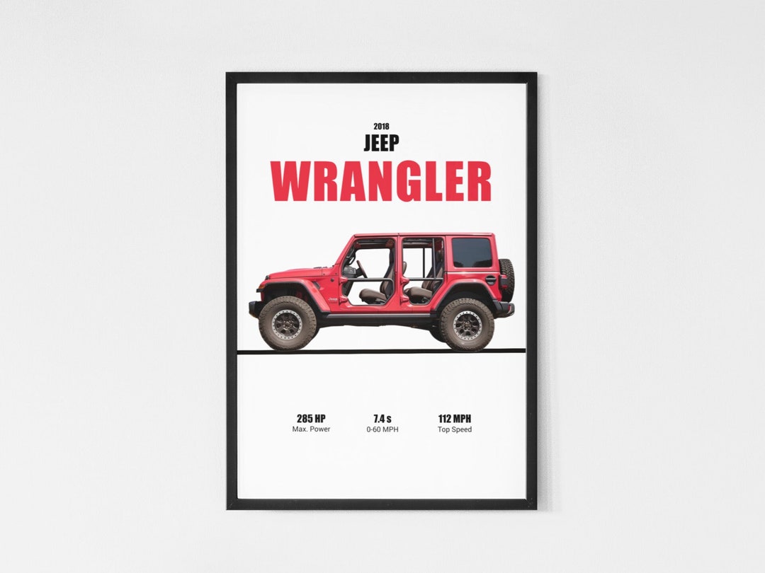 Jeep Wrangler 2018 Wall Art Printable Download Poster Men Kids Boys jeep-wrangler-2018-wall-art-printable-download-poster-men-kids-boys