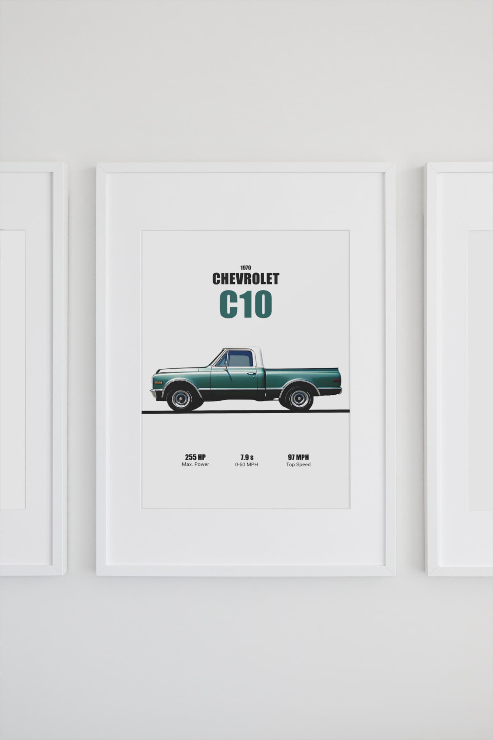 Chevrolet C10 1970 Wall Art Printable | Digital Download Poster Men ...