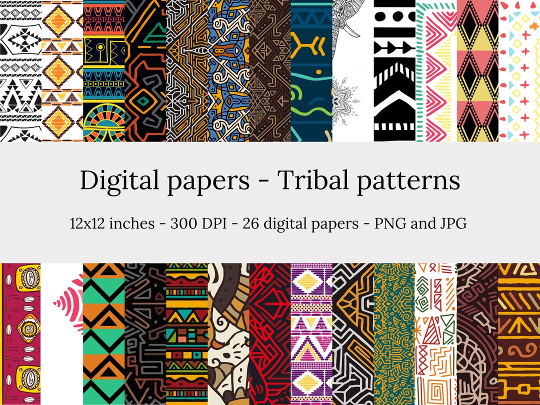 Tribal Patterns – 26 High Quality Seamless Downloadable Tribal Patterns ...